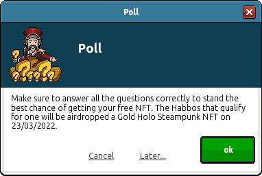 Puhekupla - [WINNERS] Get a free Gold Holo Steampunk NFT!