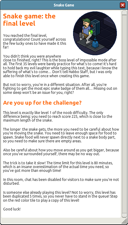 Puhekupla - Official Games: Snake Game! - Habbo