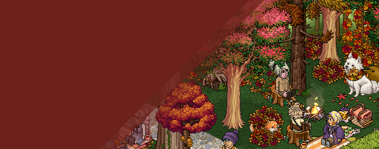 Puhekupla - September in Habbo: Autumn Fashion Shoot!